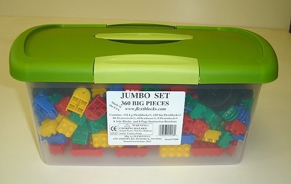 משחק הרכבה פלייקסי מארז כיתה 720 Flexiblocks Manipulative Classroom Set